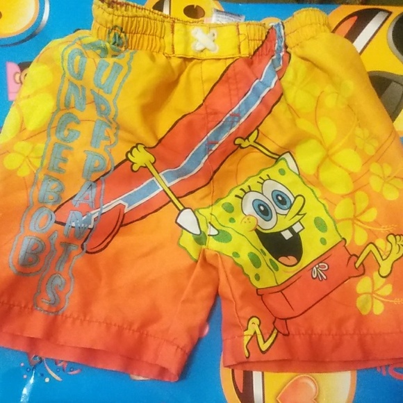 Nickelodeon | Swim | Sponge Bob Swim Trunks | Poshmark